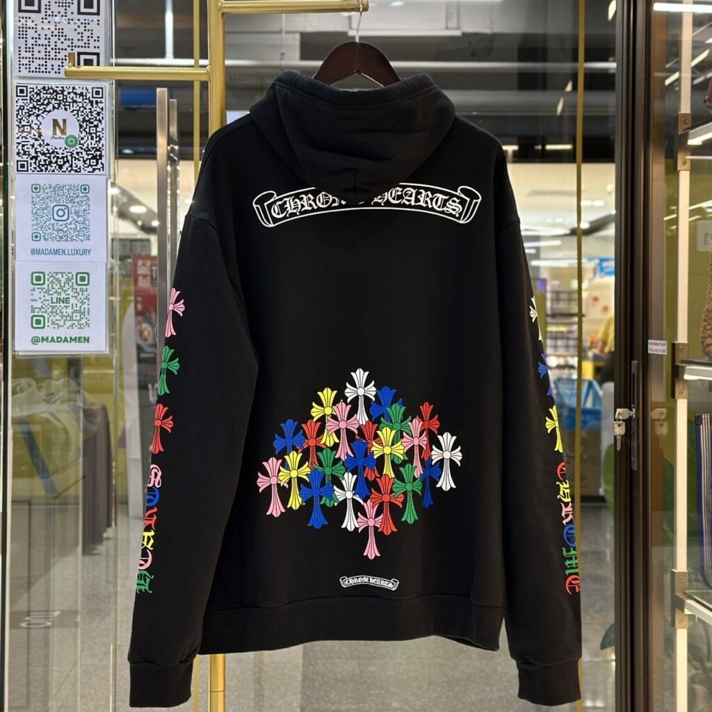เสื้อฮู้ด Chrome Hearts Multi Color Cross Cemetery Hoodie