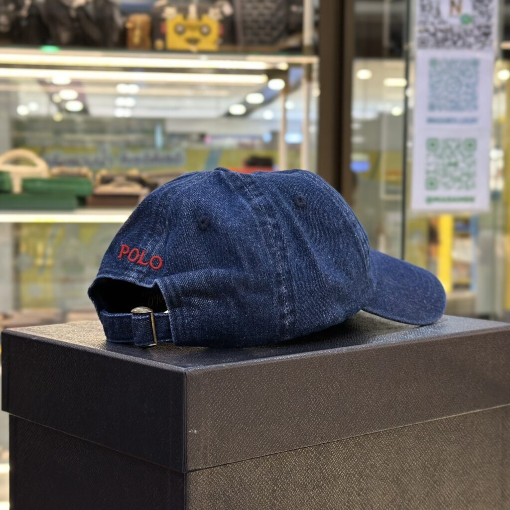 POLO RALPH LAUREN Pony Embroidered Denim Ball Cap - Madame N Luxury