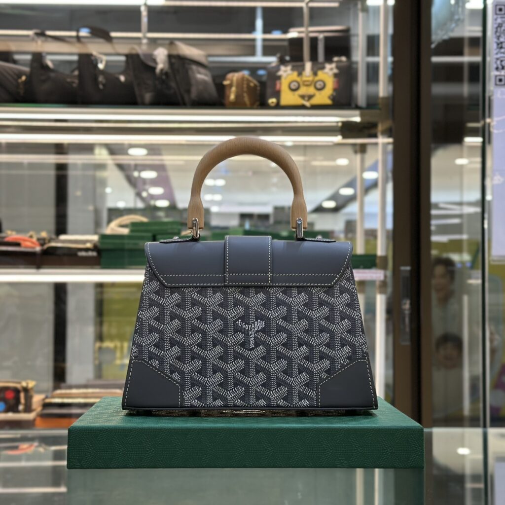 Goyard Saigon Structure Mini Bag Grey