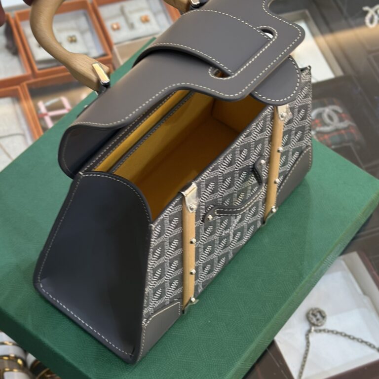 Goyard Saigon Structure Mini Bag Grey