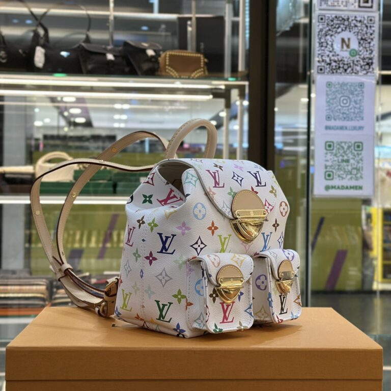 LV x TM Venice Backpack White Monogram Multicolor