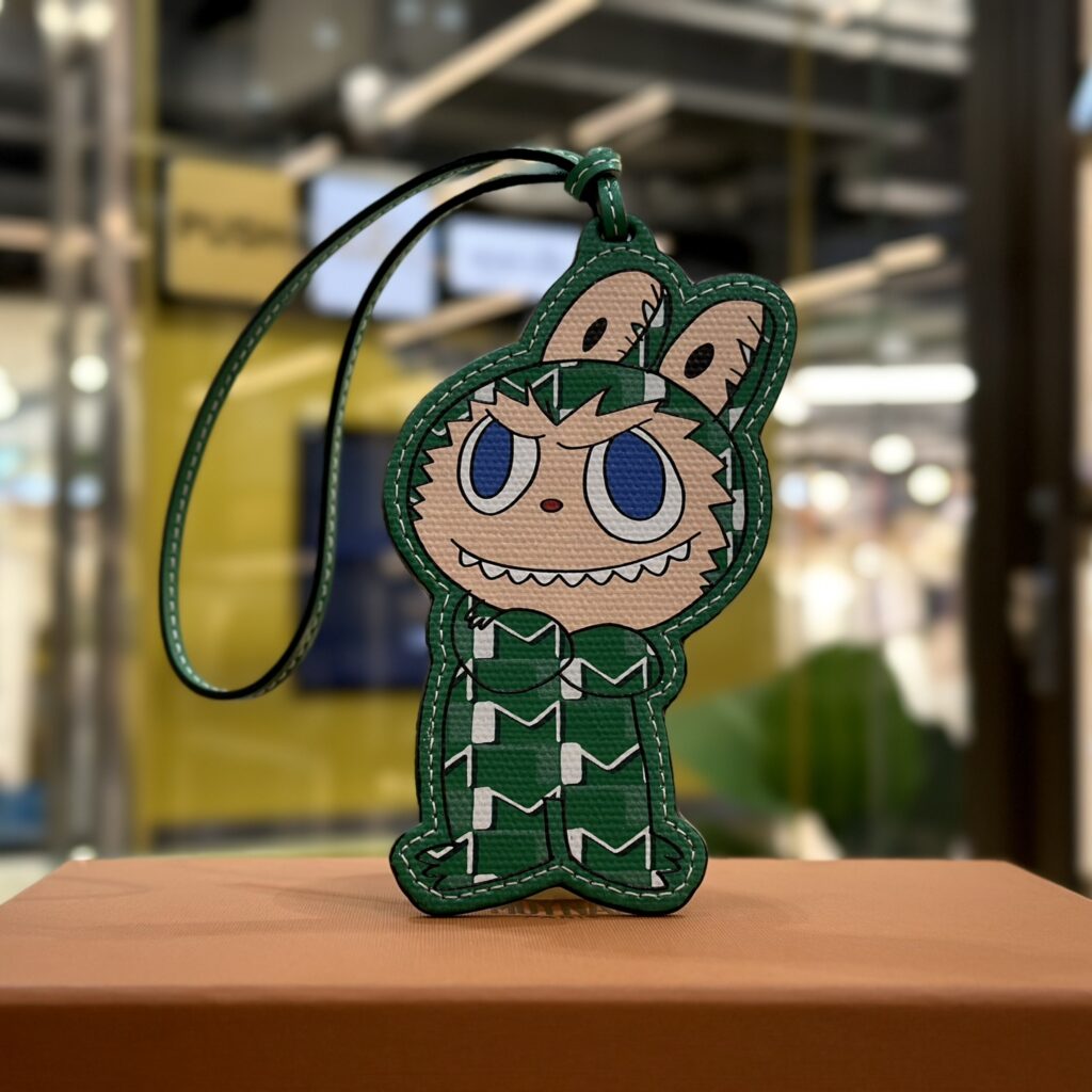 ชาร์มห้อยกระเป๋า Moynat Labubu Charm Green