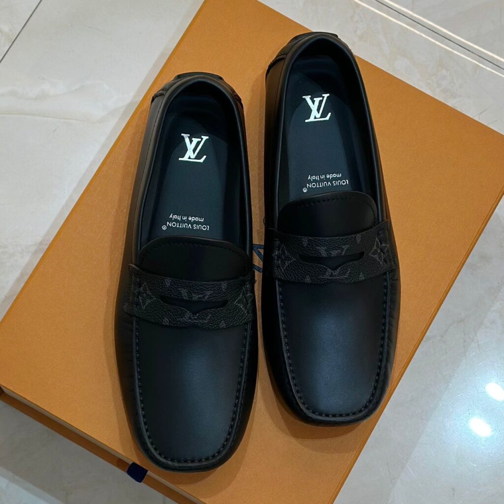 LOUIS VUITTON LV Monza Monogram Moccasins - Madame N Luxury